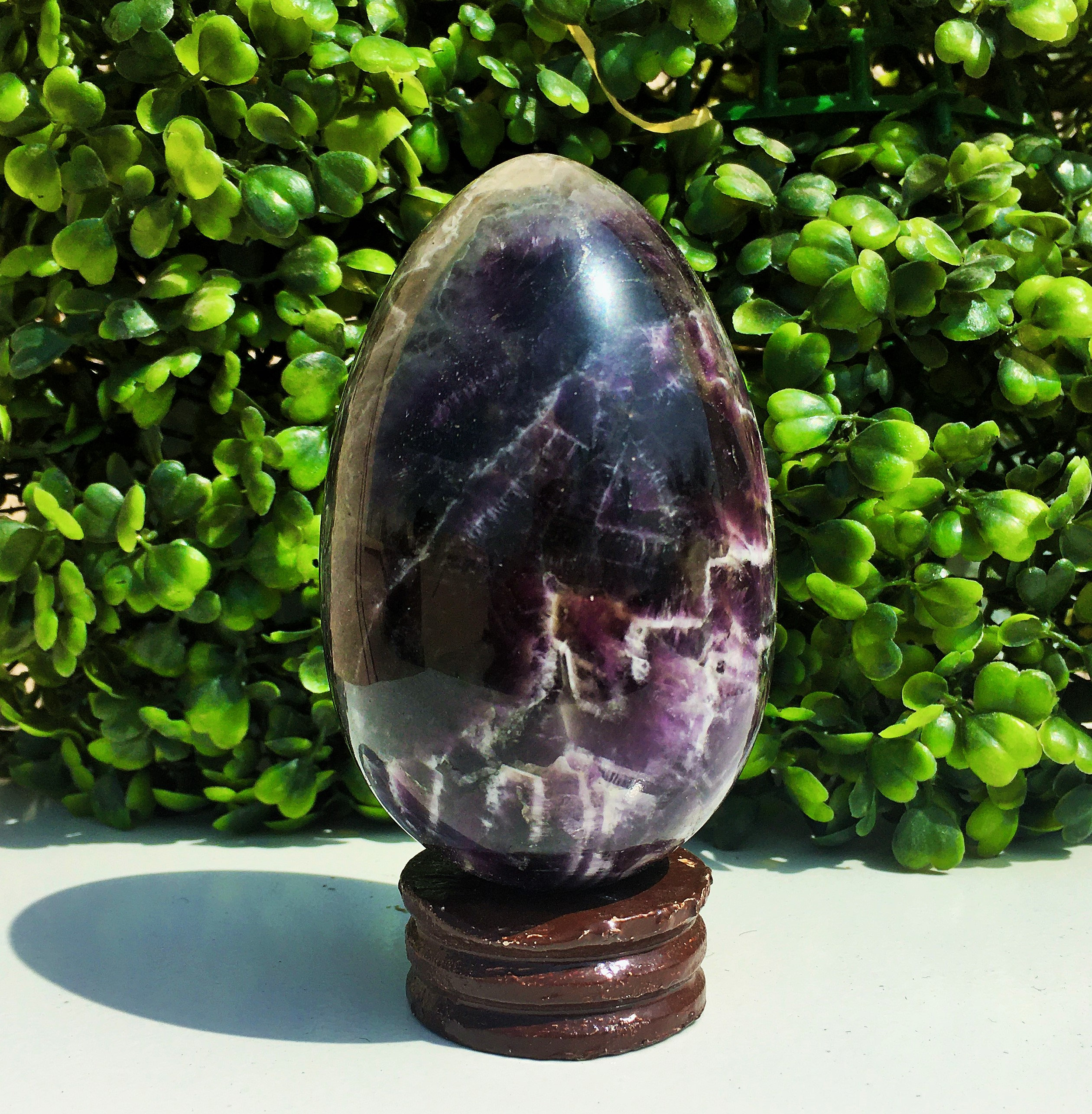 Beautiful High Quality Large 95MM Dark Purple Amethyst Egg | Etsy