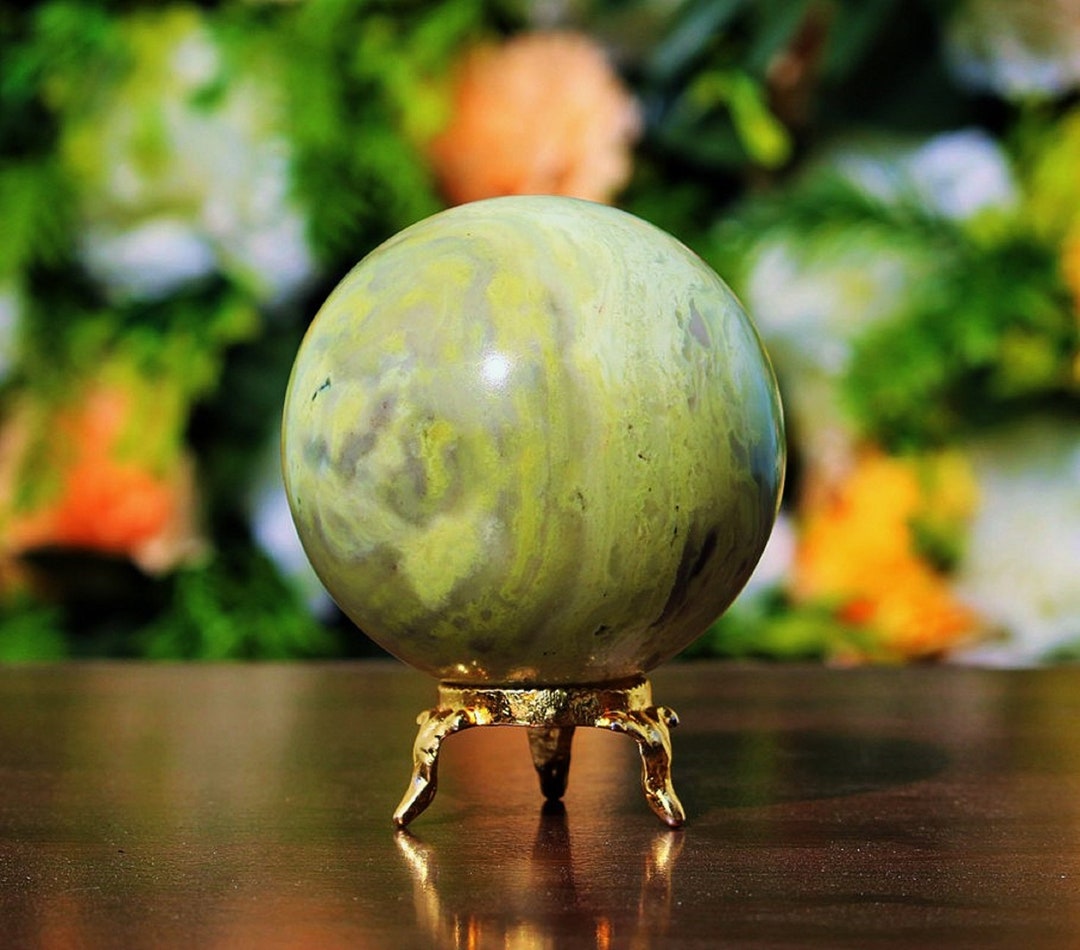 Beautiful High Quality 75 Mm Serpentine Metaphysical Natural Stone ...