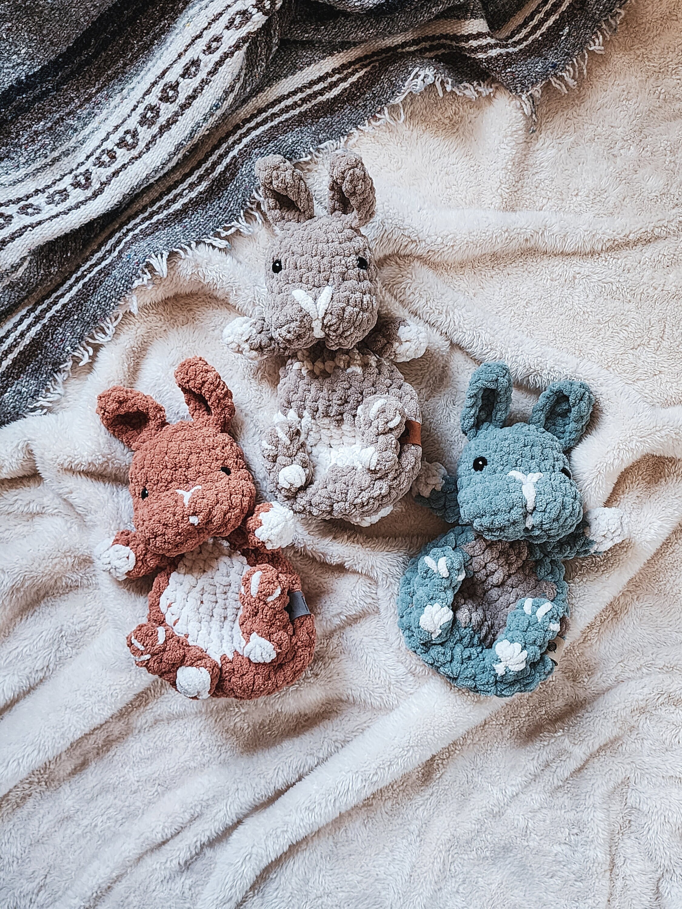 Juniper Bunny Snuggler Bunny Lovey Crochet Animal Toy Gift for Kids - Etsy