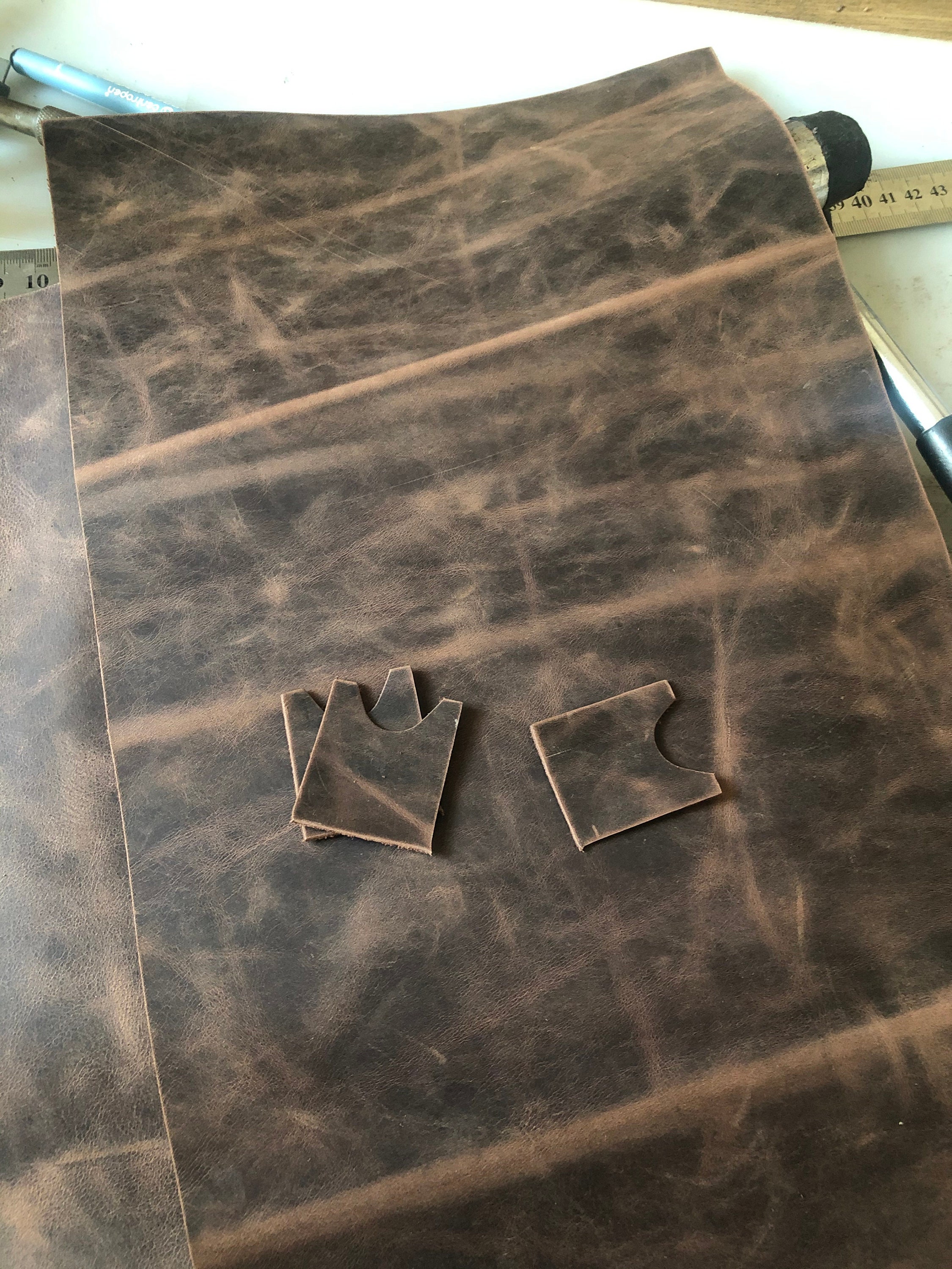 Antique Brown Wallet / Minimalist Wallet / Long Wallet / | Etsy