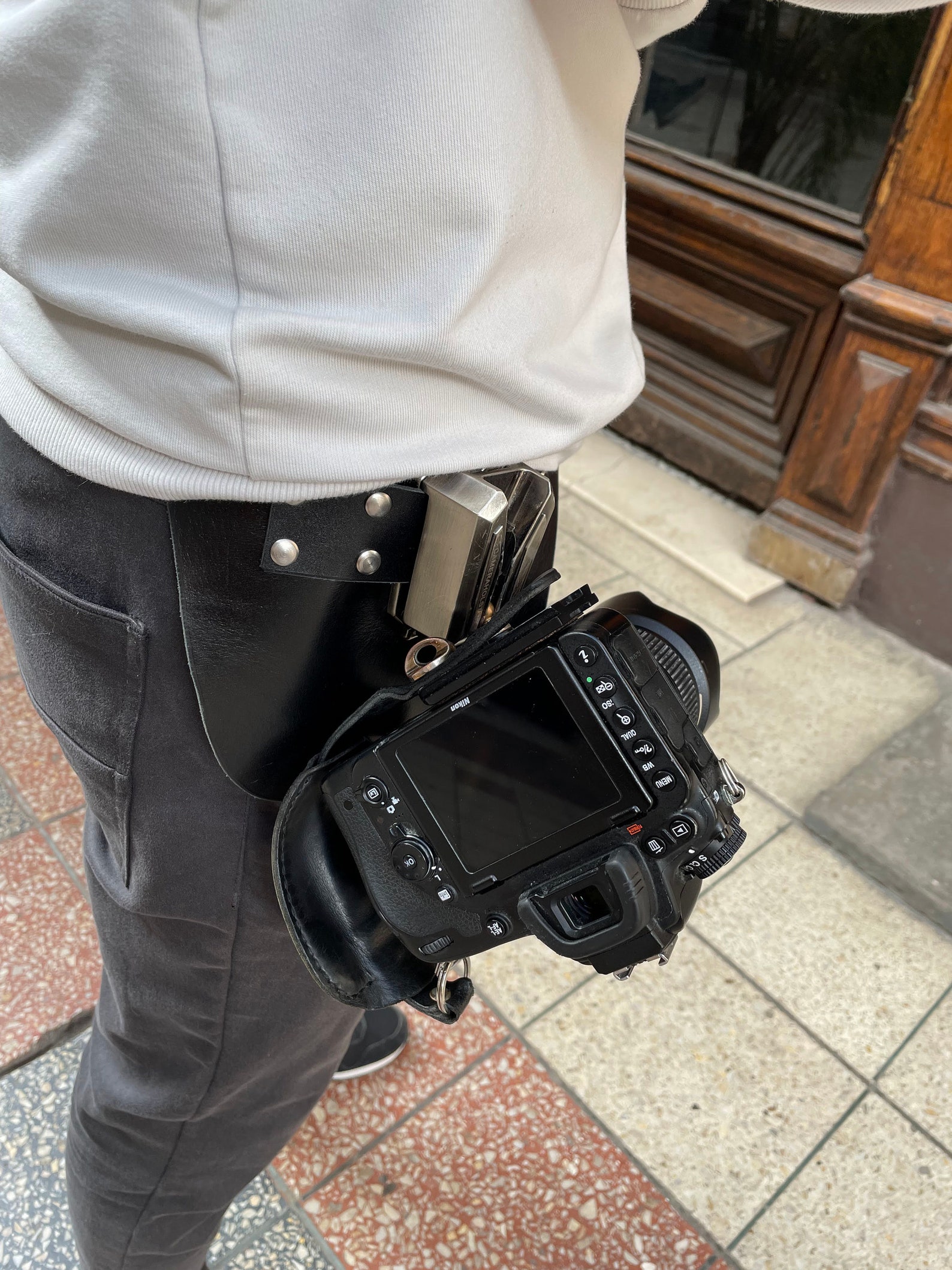 Camera Belt Clip Holster, DSLR Camera Waist Belt Buckle Button for DSLR ...