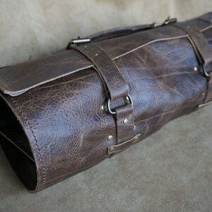 Bar Tool Roll. Barman Bag Stock. Handmade Leather Bartender Roll ...
