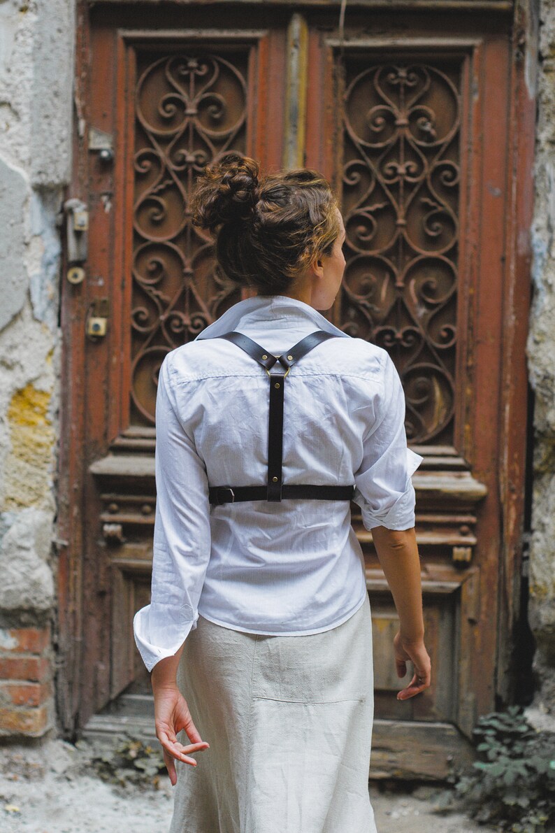 Women Leather Harness Stylish Leather Harness Waist Belt - Etsy