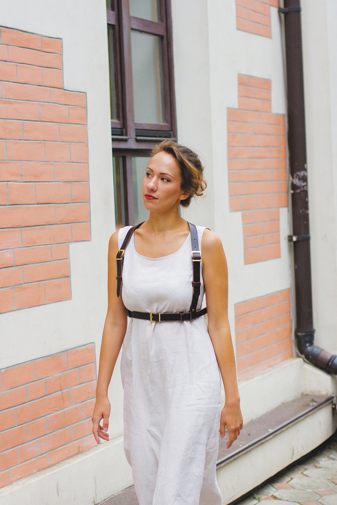 Women Leather Harness, Stylish Leather Harness, Waist Belt, Leather ...