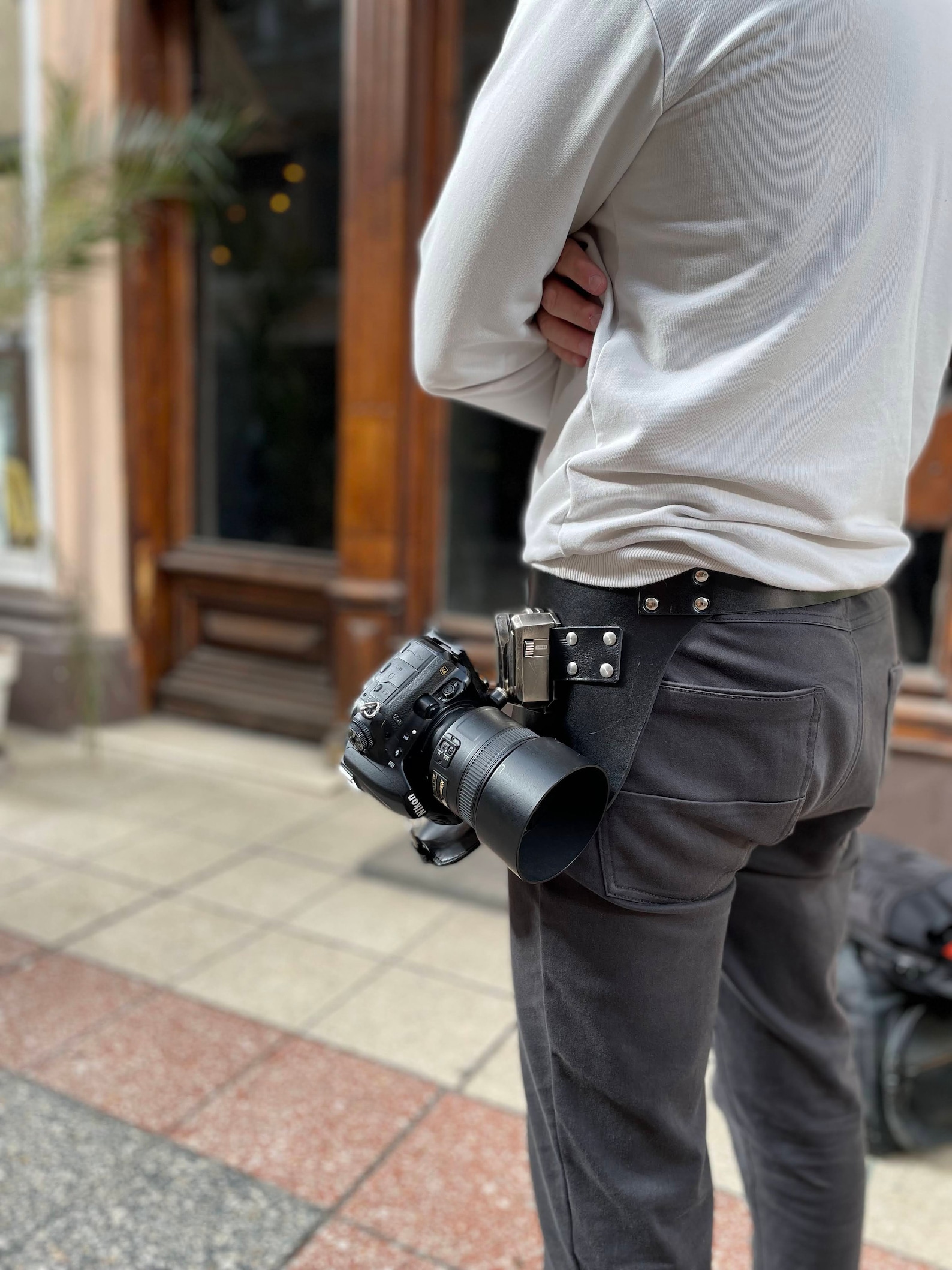 Handmade Leather Dual Camera Holster Belt, Photographer Gift - Etsy