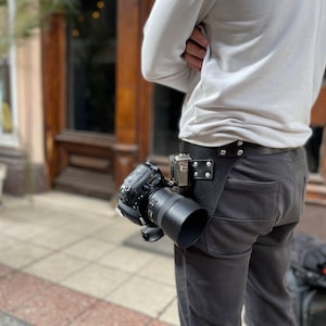 Camera Belt Clip Holster, DSLR Camera Waist Belt Buckle Button for DSLR ...
