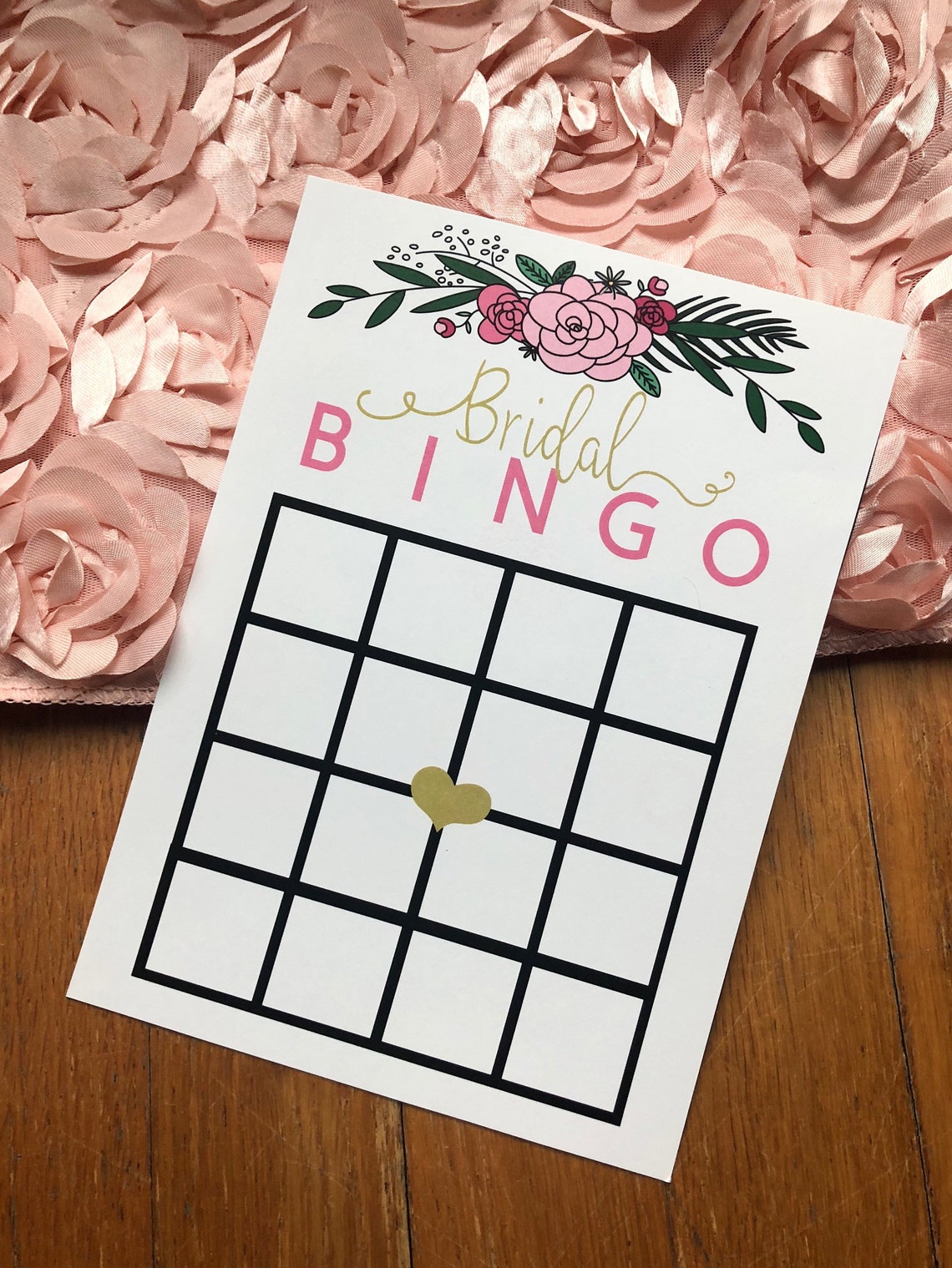 Bridal Shower BINGO Game - Etsy