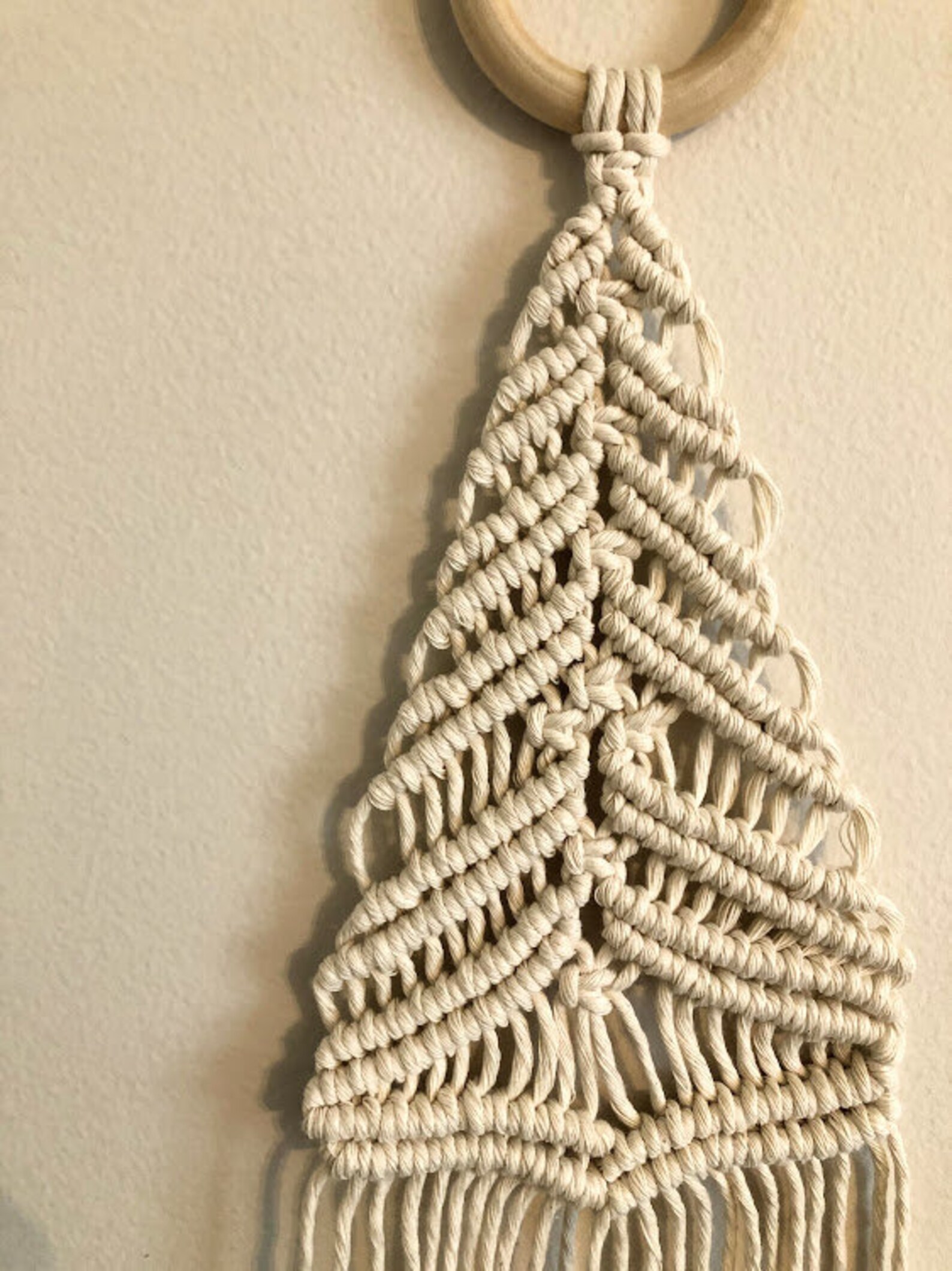 Christmas Tree Macramé Wall Hanging Macramé Christmas - Etsy