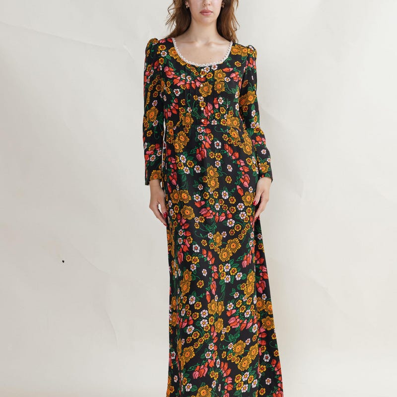 60s Boho Dress - Etsy