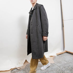 Vintage 60s Hunter Open Armpit Wool Button up Coat Men L - Etsy