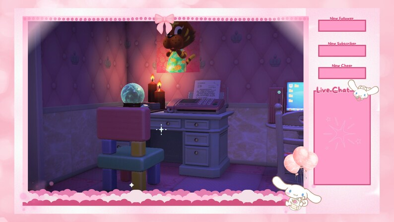 Pink Cinna Stream Overlays - Etsy