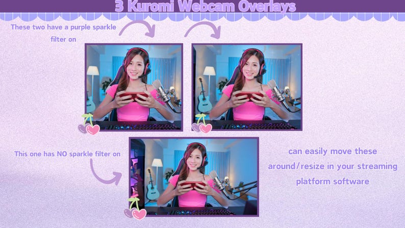 Kawaii Stream Overlays - Etsy