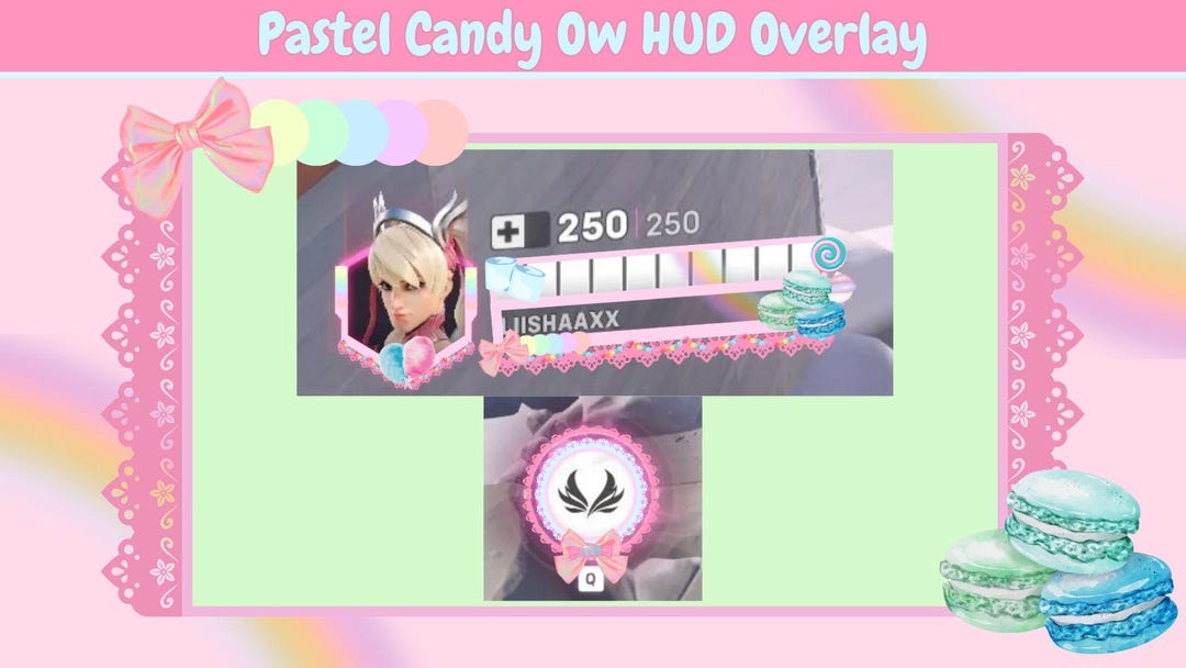 Pastel Candy Ow HUD Overlay - Etsy