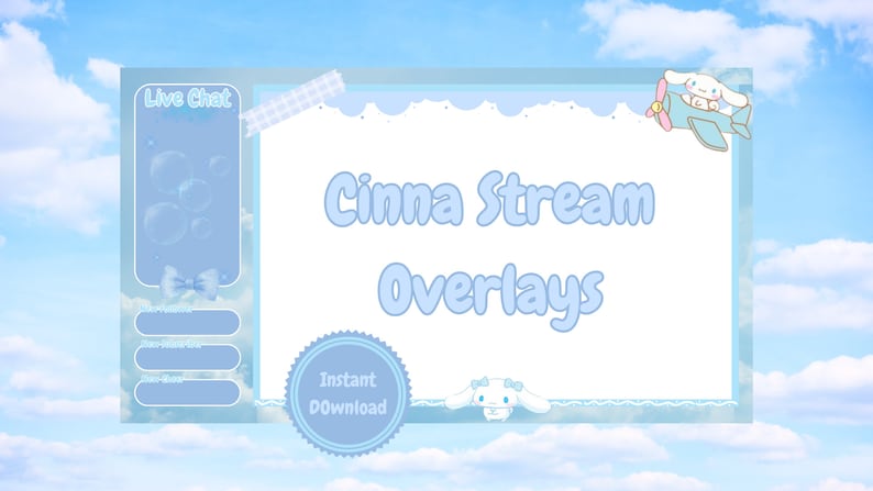 Pastel Blue Cinna Stream Package - Etsy