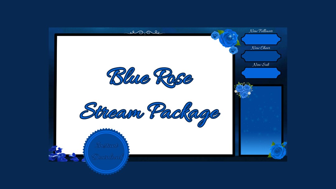 Blue Rose Stream Package - Etsy