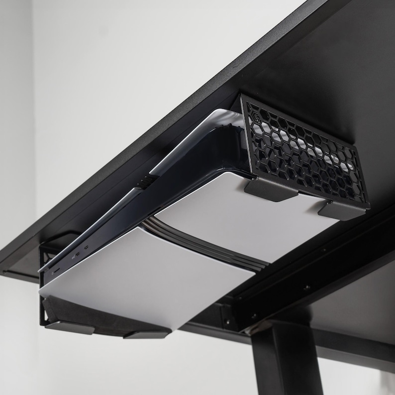 Stealth Mount - Under Desk Mount for Original/slim PS5/PS5 Pro Disc ...