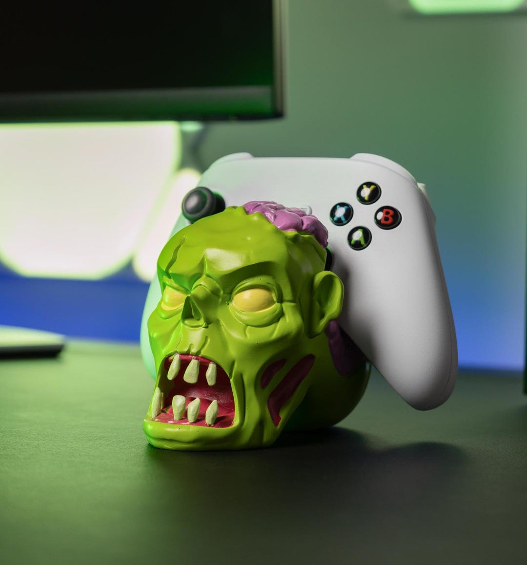 Zombie Head Controller Stand - Universal Stand for Gaming Controllers ...