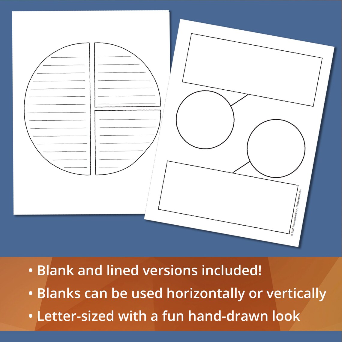 Graphic Organizer Set big Set, Instant Download, Printable, Graphic ...