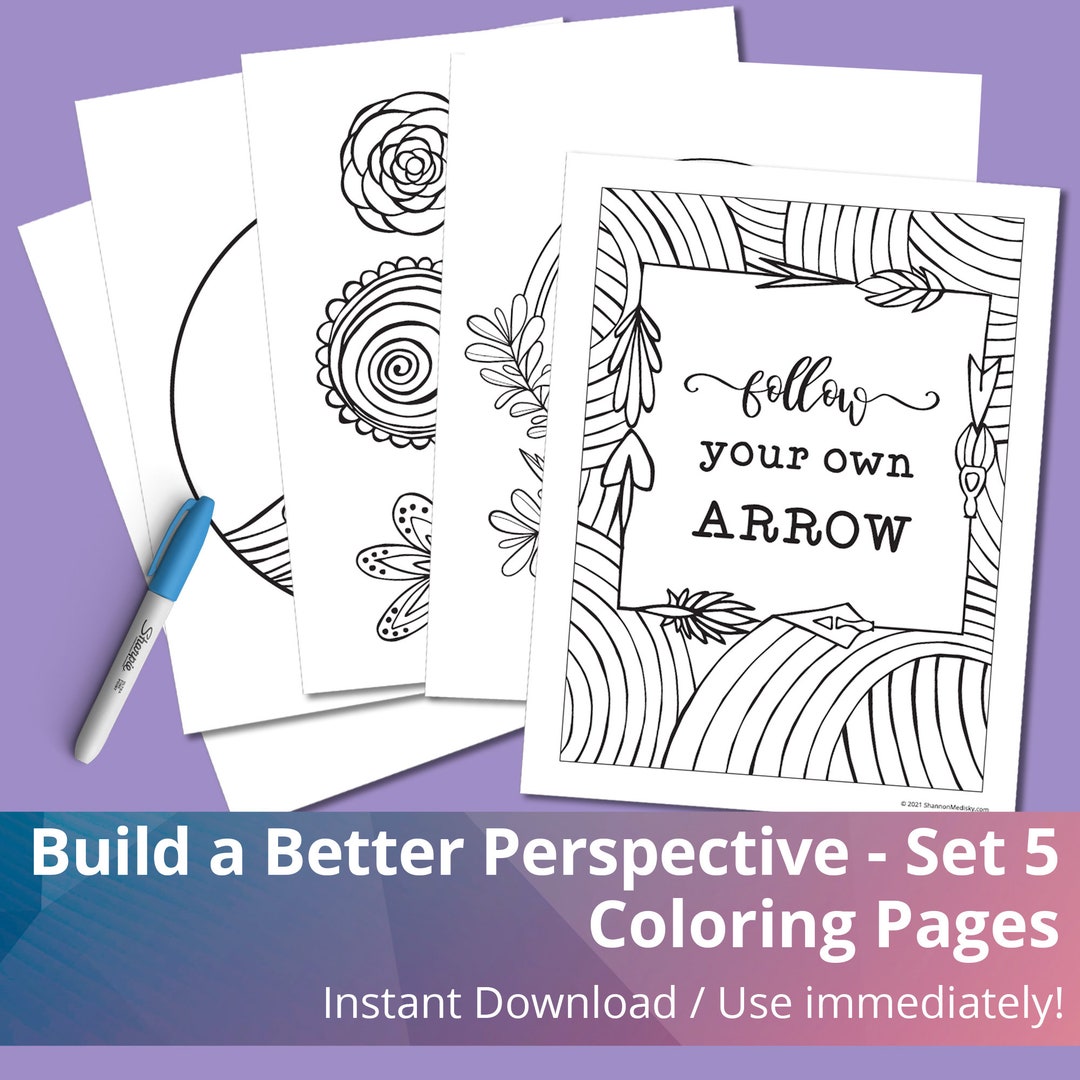 Growth Mindset Coloring Pages Affirmations Instant Printable ...