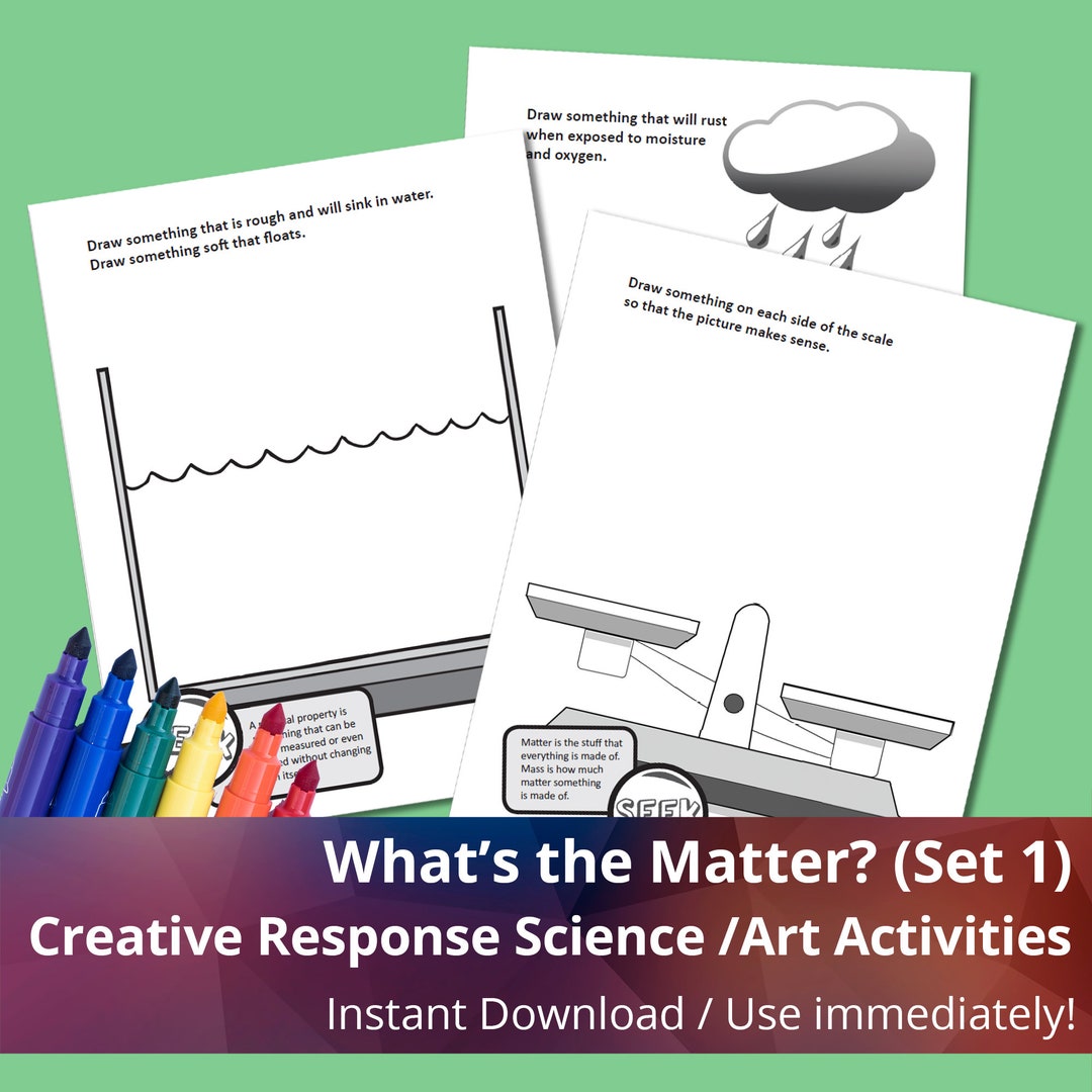 Science Activities Instant Download Teacher Printables Classroom ...