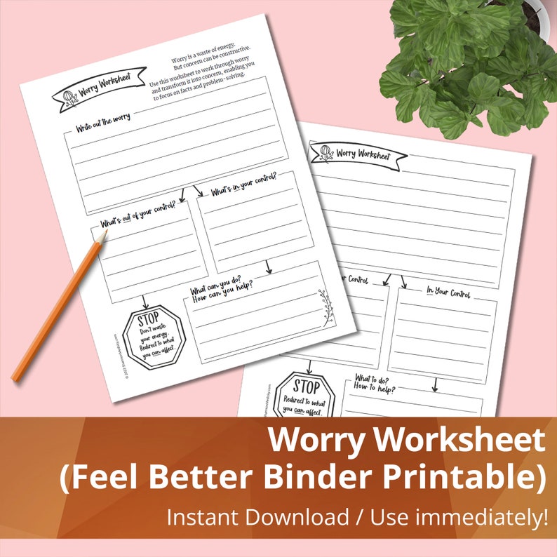 Feel Better Binder Pages COMPLETE SET, Instant Download, Printable ...