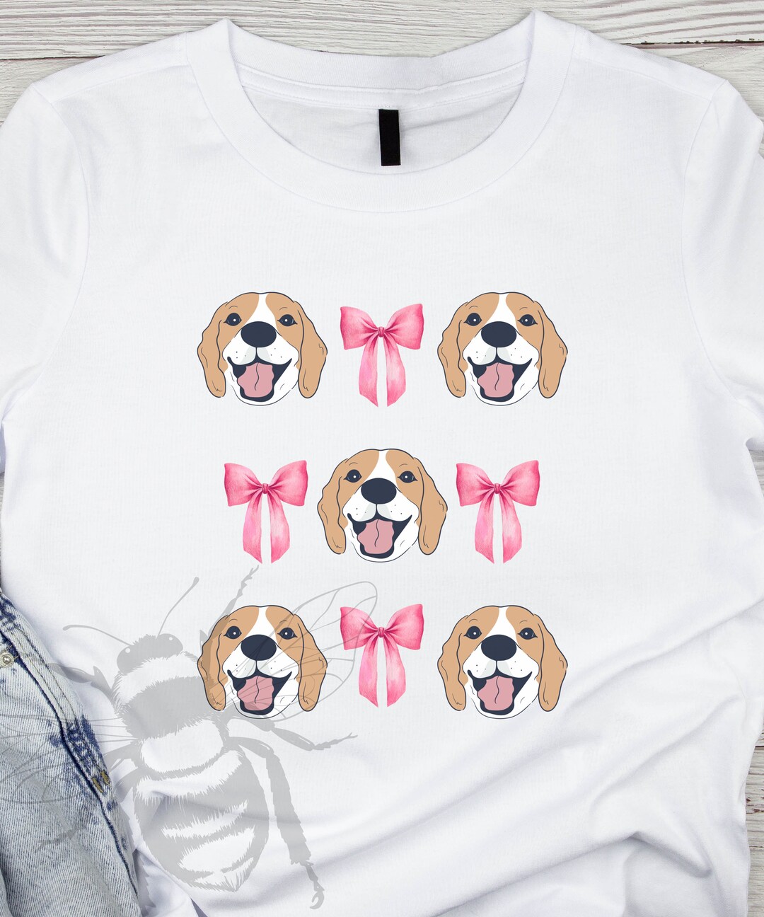 Coquette Beagle DIGITAL FILE, Dog Prints, Beagle Sublimation PDF - Etsy