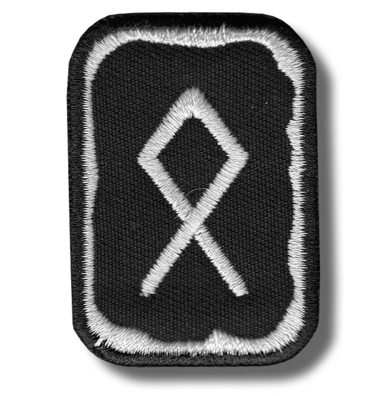 Othala Rune Embroidered Patch, 4x5 Cm - Etsy