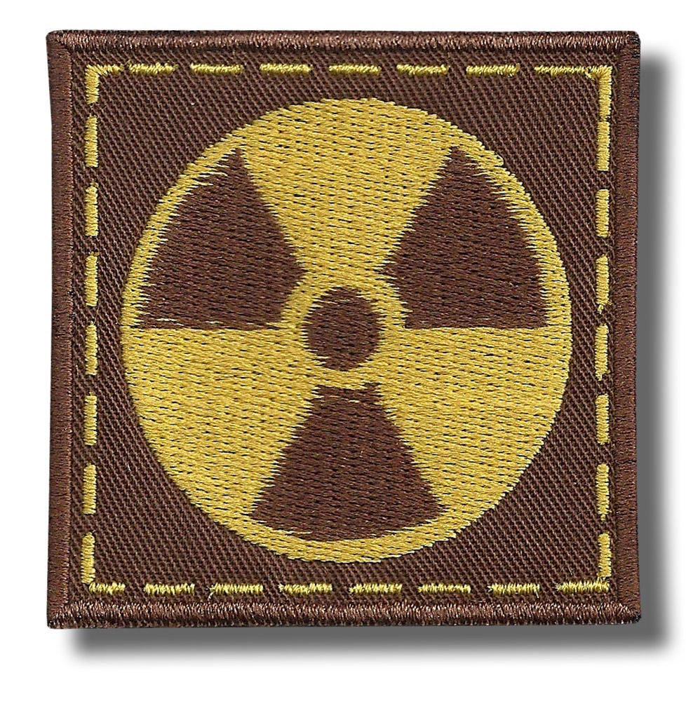 Radiation Sign - Embroidered Patch, 6x6 Cm - Etsy