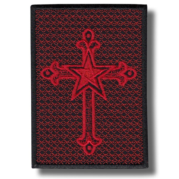 Inverted Cross Patch - Etsy