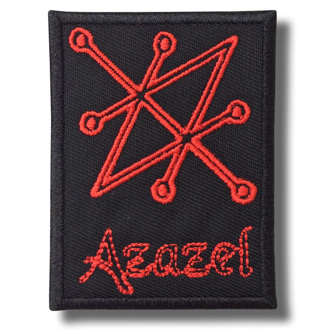 Sigil of Azazel B/r - Embroidered Patch, 5x7 Cm - Etsy