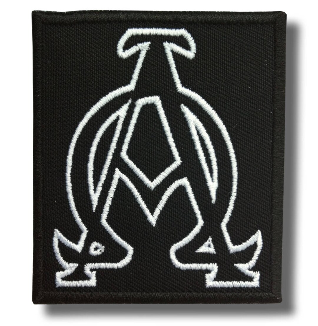 Alpha and Omega Embroidered Patch, 7x8 Cm - Etsy