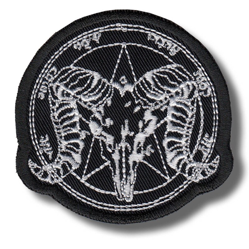 Embroidered Skull Patch - Etsy