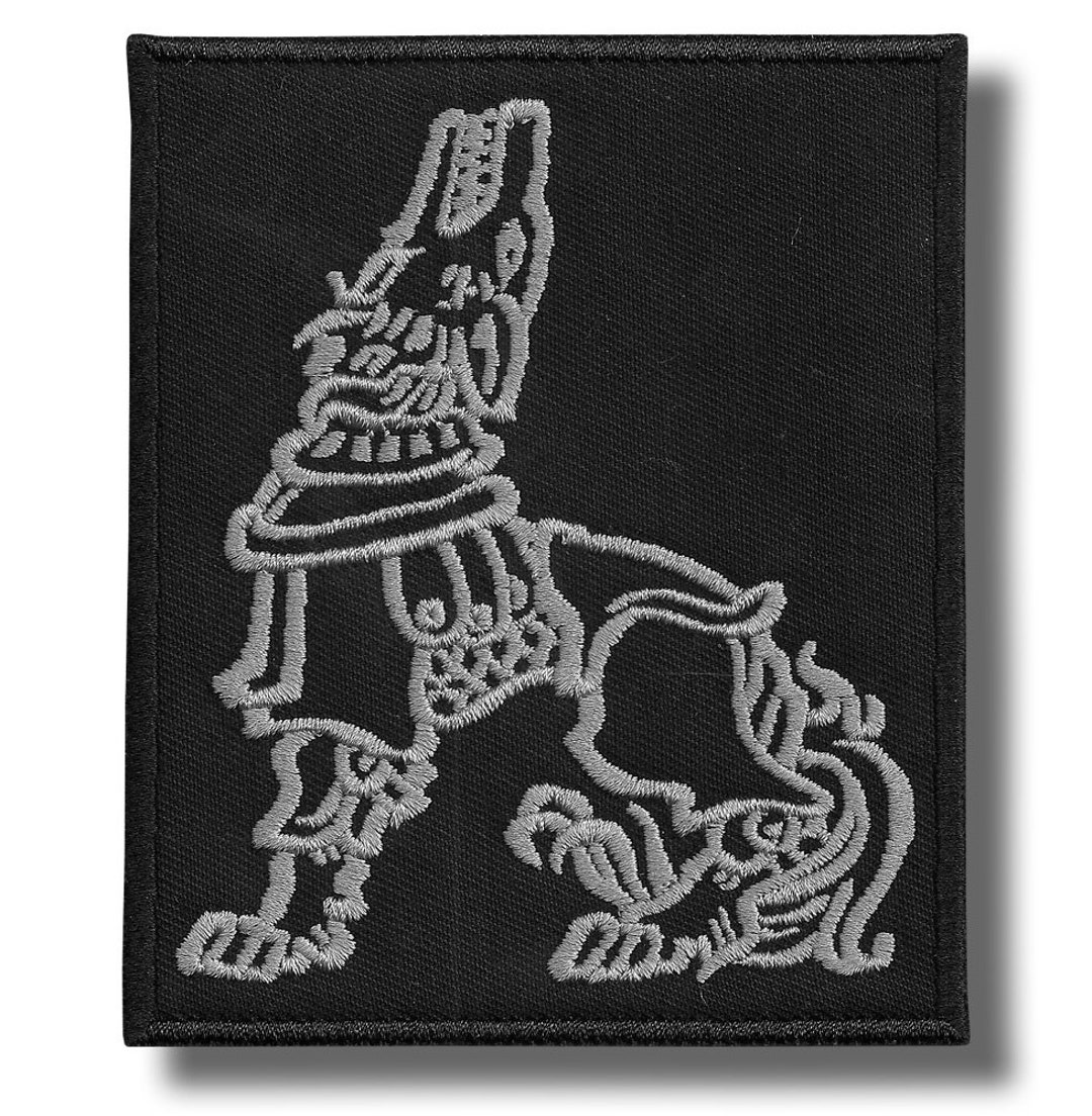 Iron Wolf - Embroidered Patch, 10x12 Cm - Etsy