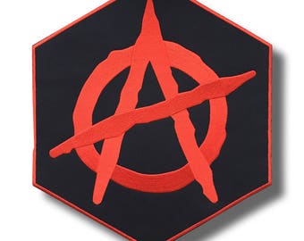 Anarchy Symbol Variation 3 Embroidered Patch 5x6 Cm | Etsy