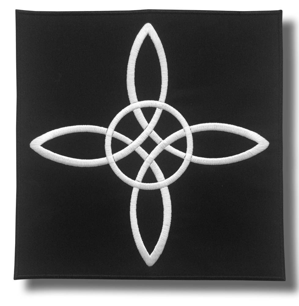 Witch Knot Embroidered Patch 28 X 28 Cm - Etsy Denmark