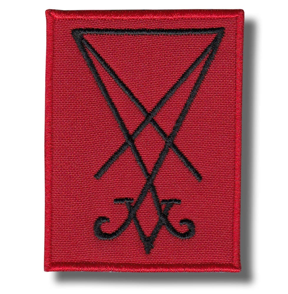 Sigil of Lucifer B/r Embroidered Patch, 8x6 Cm - Etsy