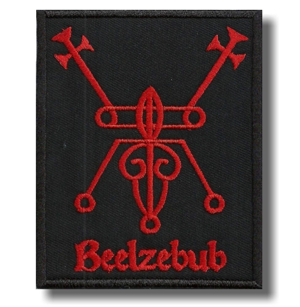 Sigil of Beelzebub Embroidered Patch, 10x8 Cm - Etsy New Zealand
