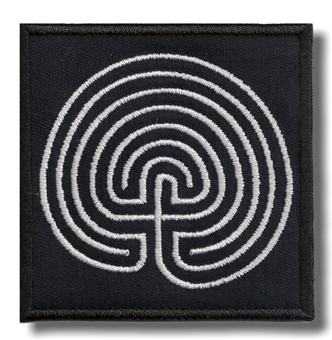Labyrinth, Ancient Greece - Embroidered Patch, 8x8 Cm - Etsy