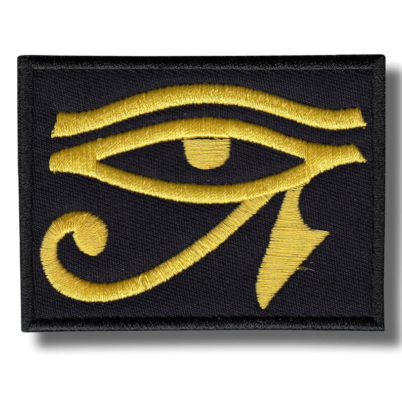 God RA Symbol Yellow Embroidered Patch 8x6 Cm - Etsy