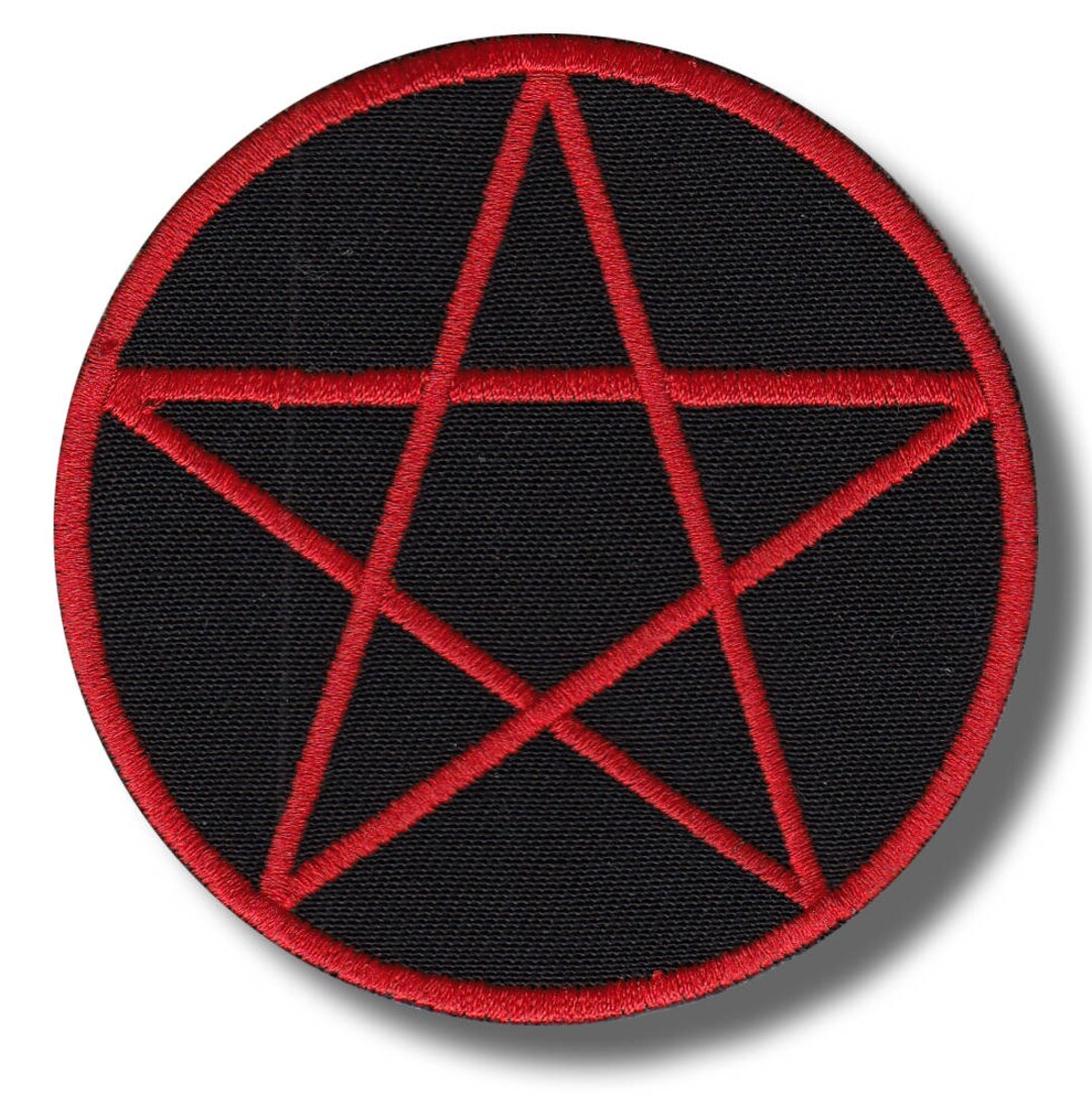 Pentagram - Embroidered Patch 8x8 Cm - Etsy