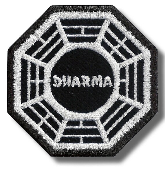 Dharma Embroidered Patch 8x8 Cm - Etsy