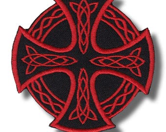 Celtic Cross Embroidered Patch 28x28 Cm | Etsy