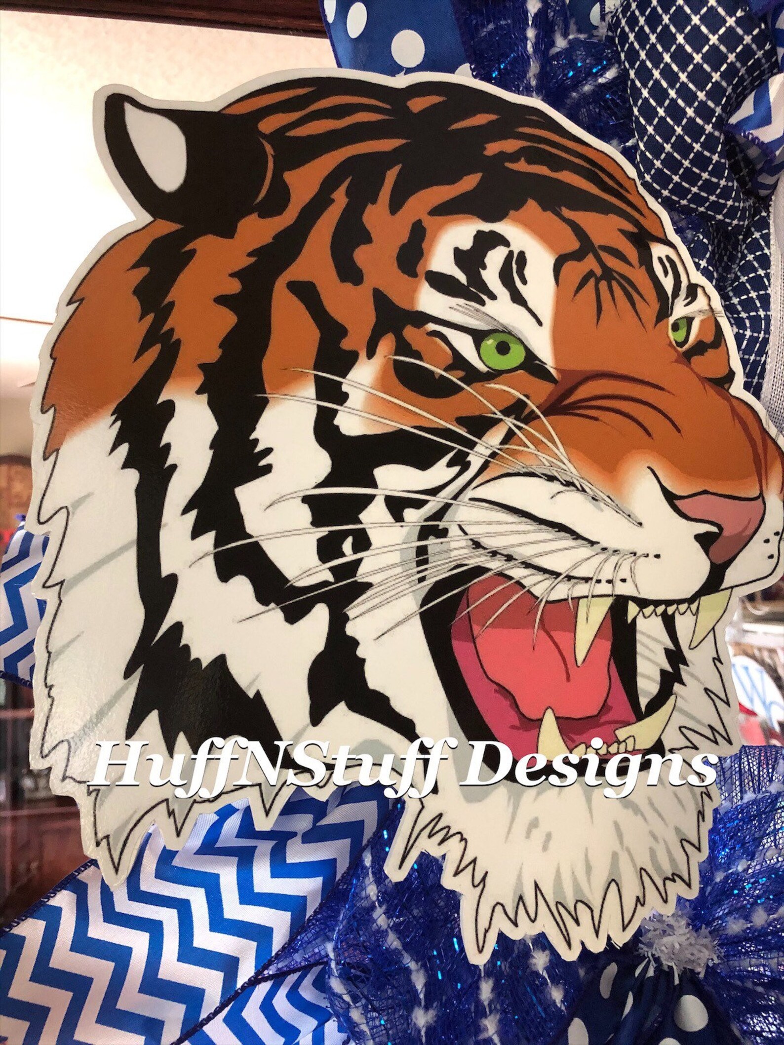 Carthage Tigers Mascot Wreath, Carthage High School Mascot Wreath, CHS ...