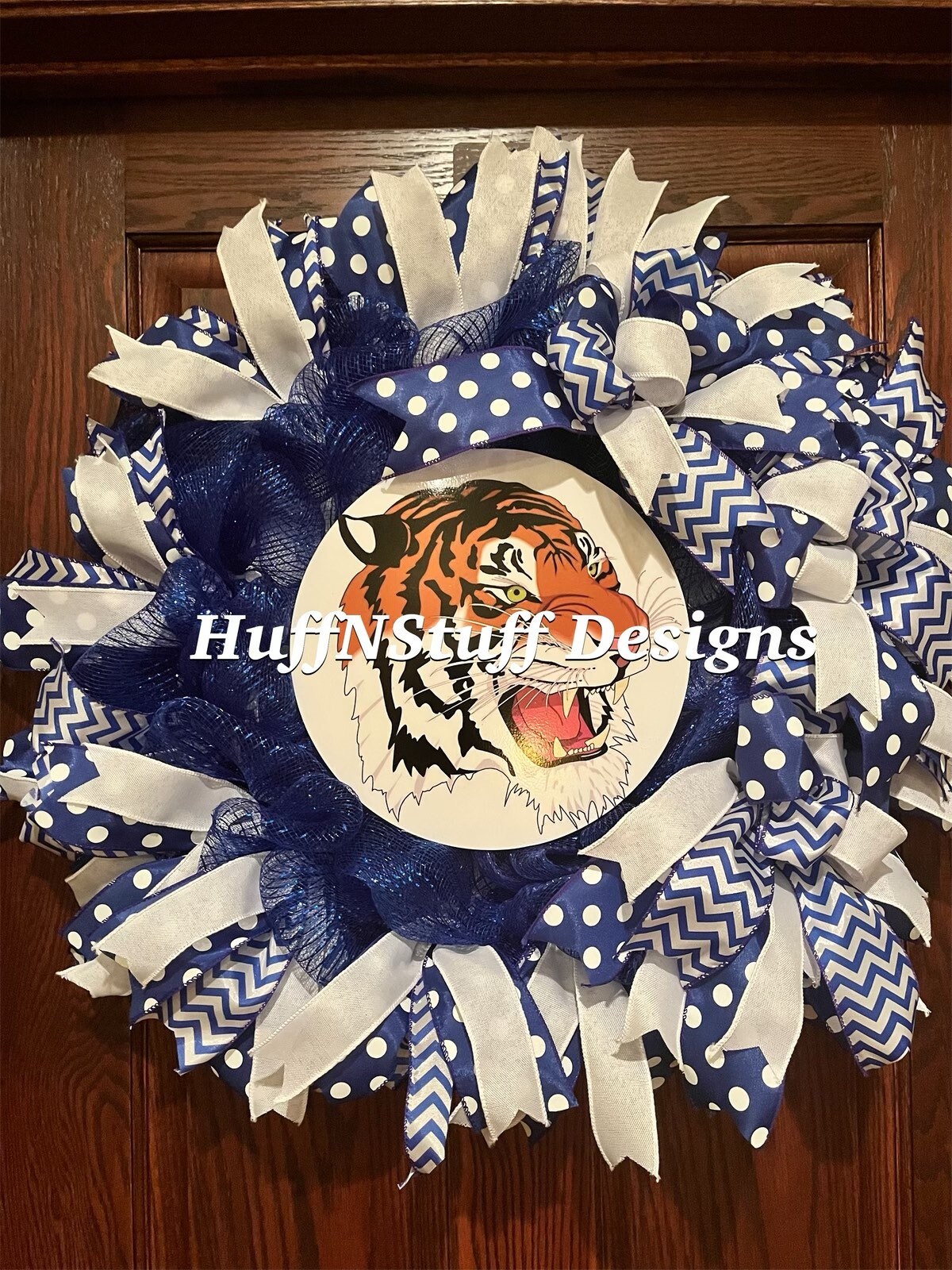 Carthage Tigers Mascot Wreath Carthage High School Mascot - Etsy