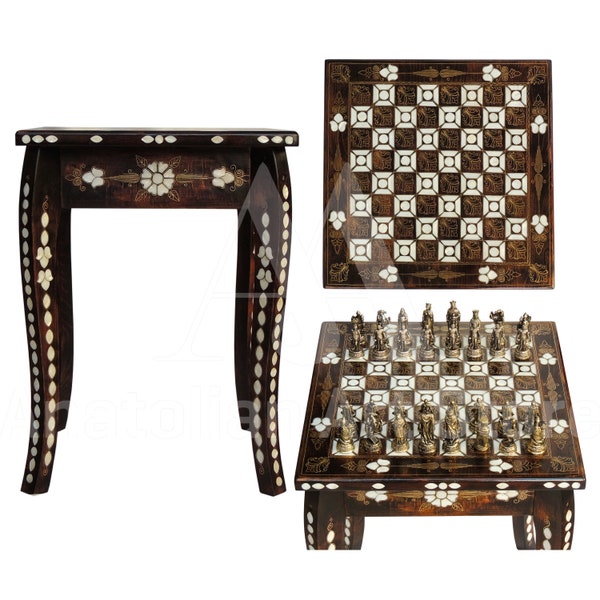 Egyptian Mother of Pearl Table - Etsy