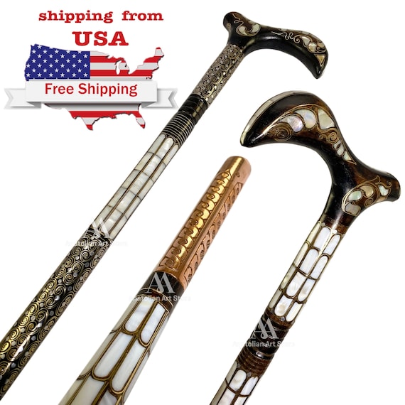 Collectible Walking Stick Luxury Workmanship Personalized - Etsy