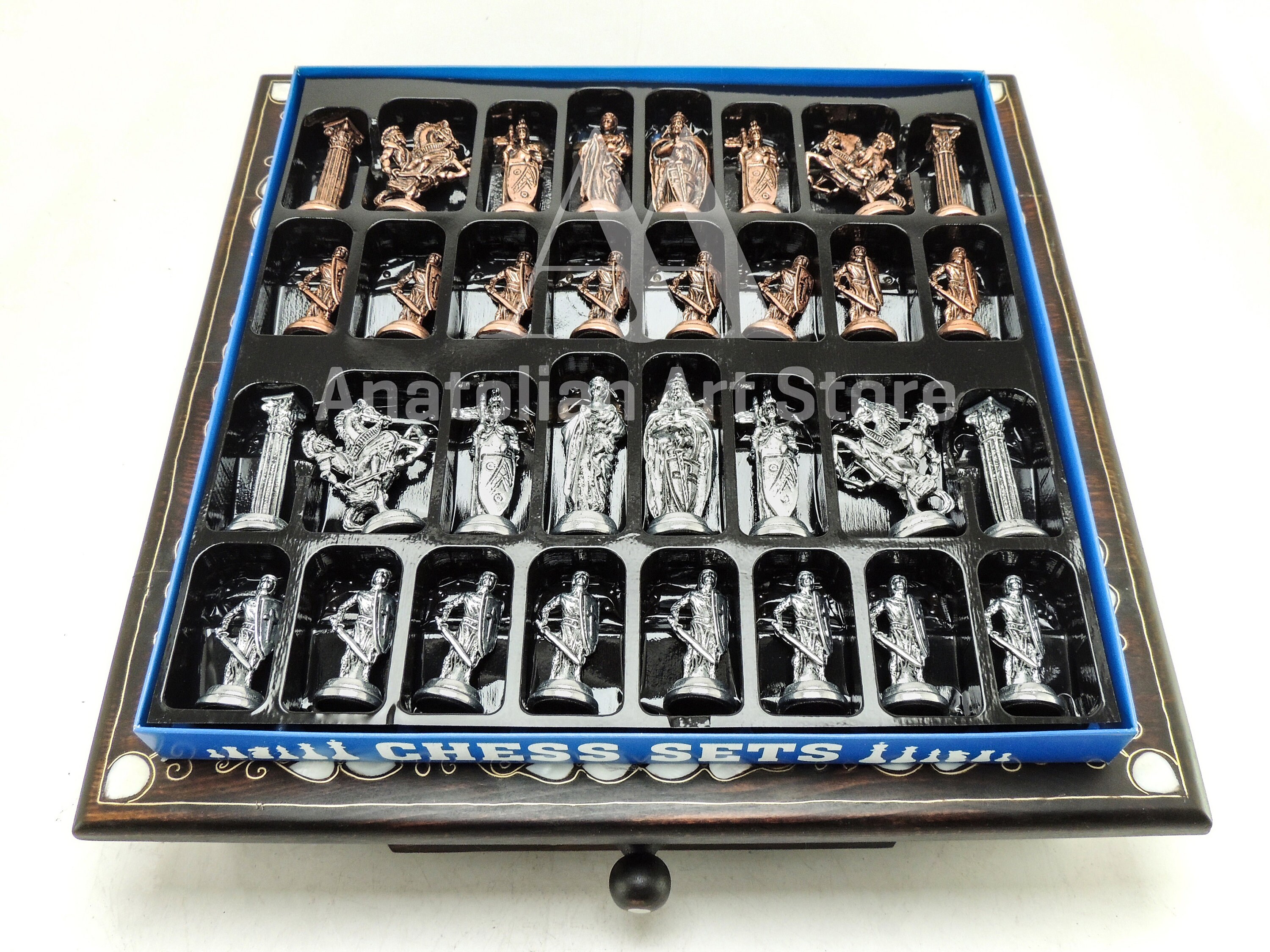 Romans Chess Set Brass Chess Set Mythological Chess Set - Etsy