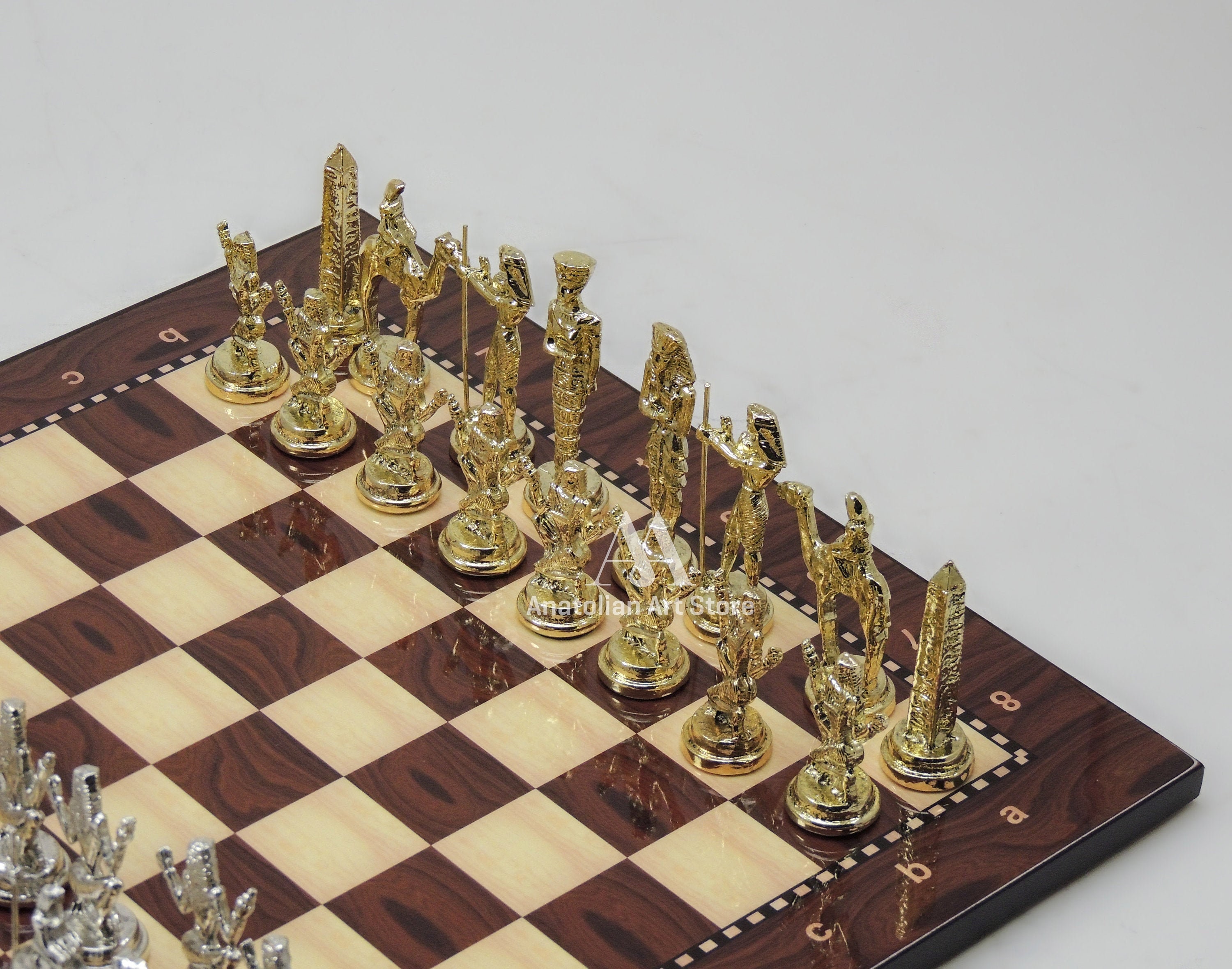 Romans Chess Set Brass Chess Set Mythological Chess Set - Etsy