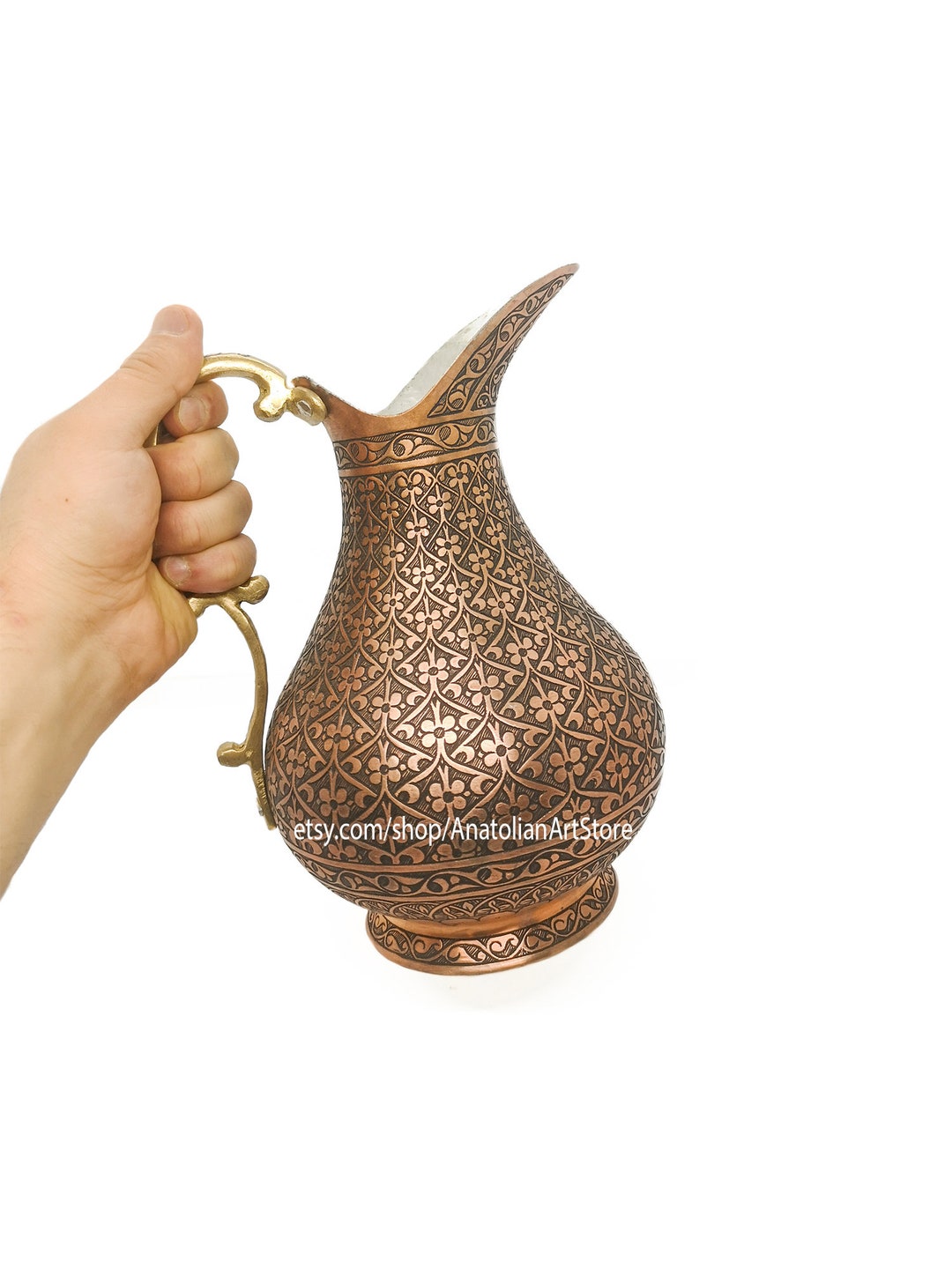 Handmade Copper Pitcher Pitcher Engraving Pitcher Copper - Etsy
