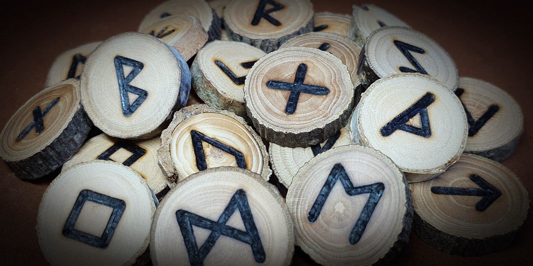 Midgard Rune Set Handcrafted Elder Futhark 24 Runes With Interpretation ...